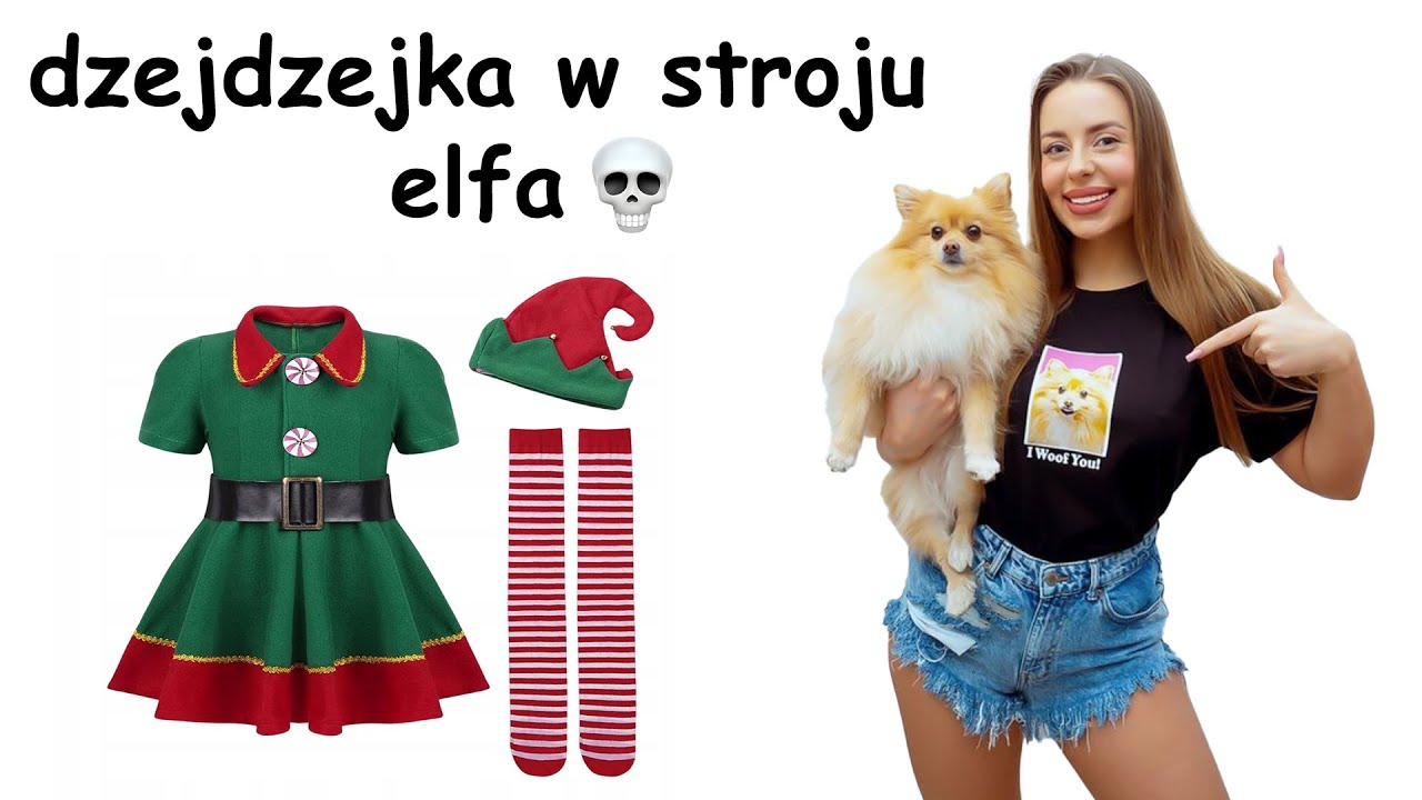 dzejdzejka w stroju elfa - YouTube