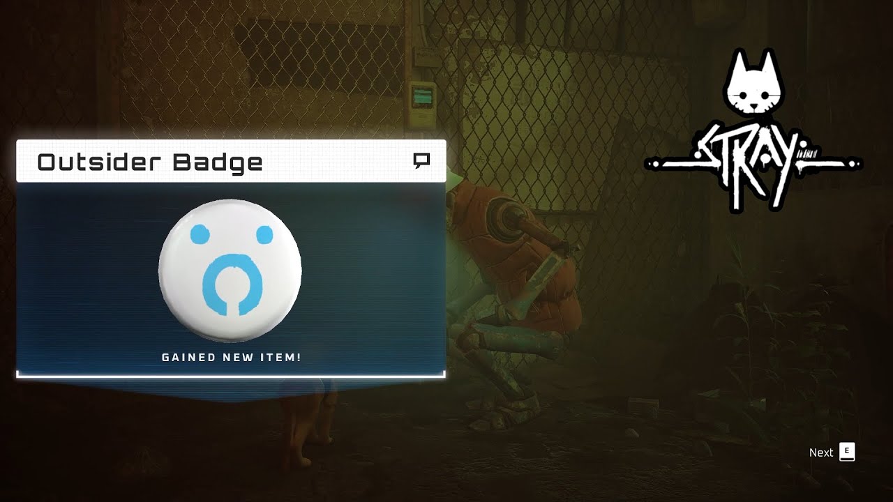 Stray | Outsider BADGE 100% Guide #trophy - YouTube