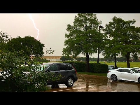 Storm Chasing A Severe Thunderstorm in Dallas, Texas | June 1, 2016 ...