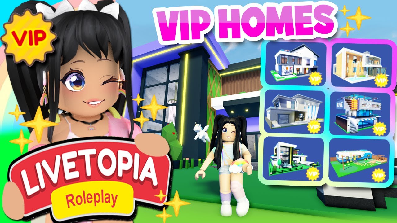 *ALL VIP HOMES* GAMEPASS in LIVETOPIA Roleplay (roblox) - YouTube