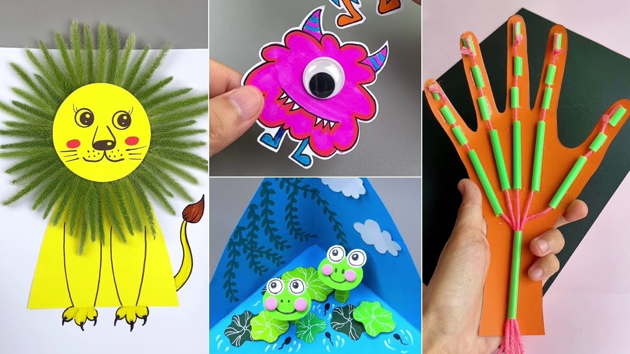 Creative DIY Art Projects Using Everyday Items - YouTube