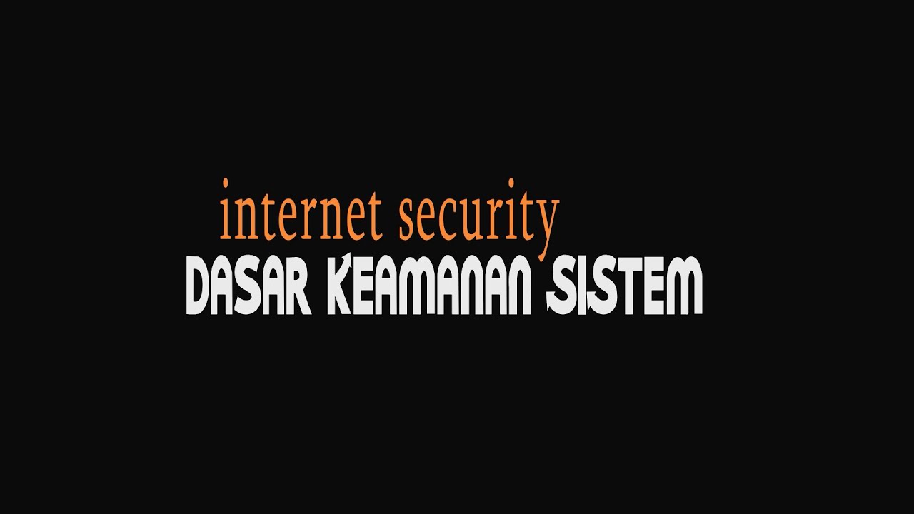INTERNET SECURITY - YouTube