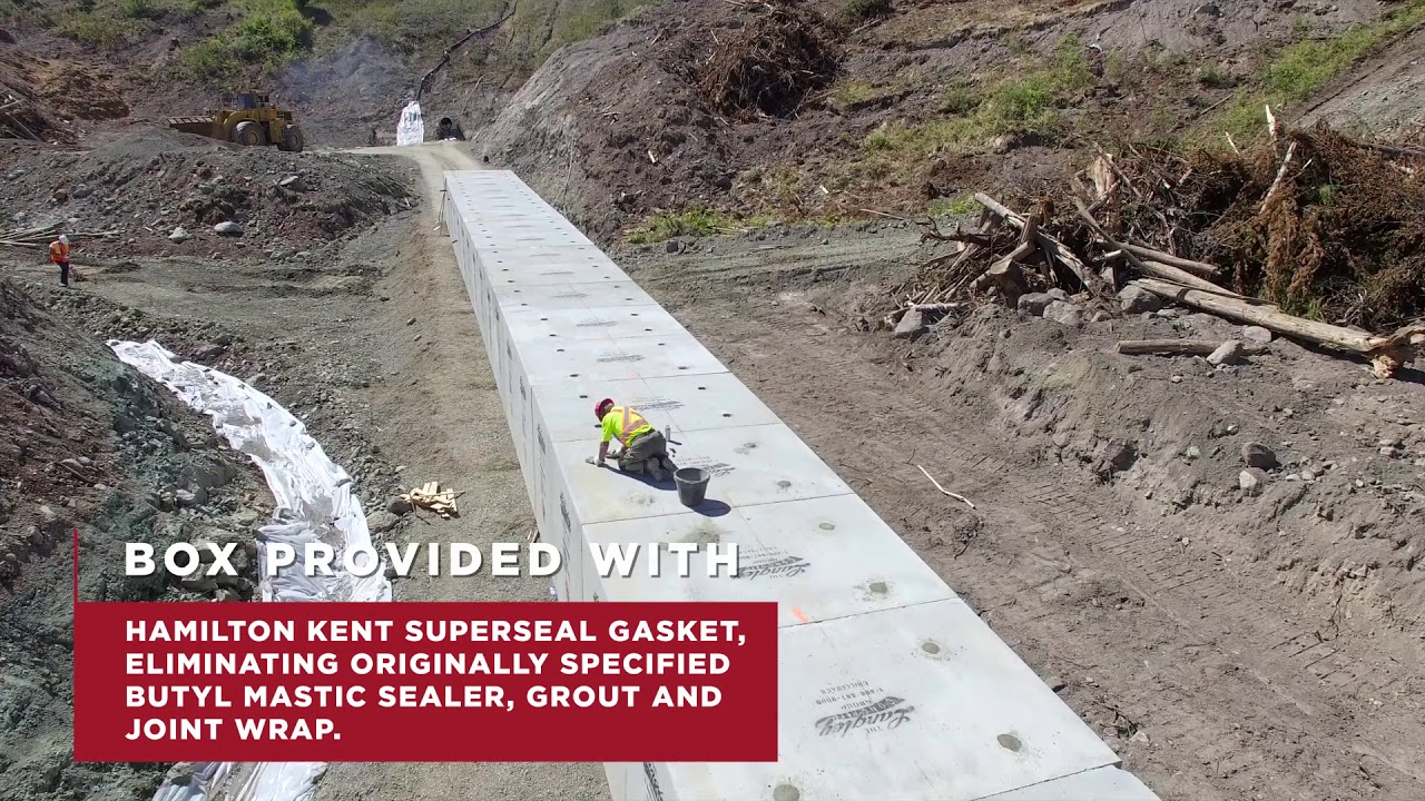 Sunday Summit Box Culvert Installation - YouTube