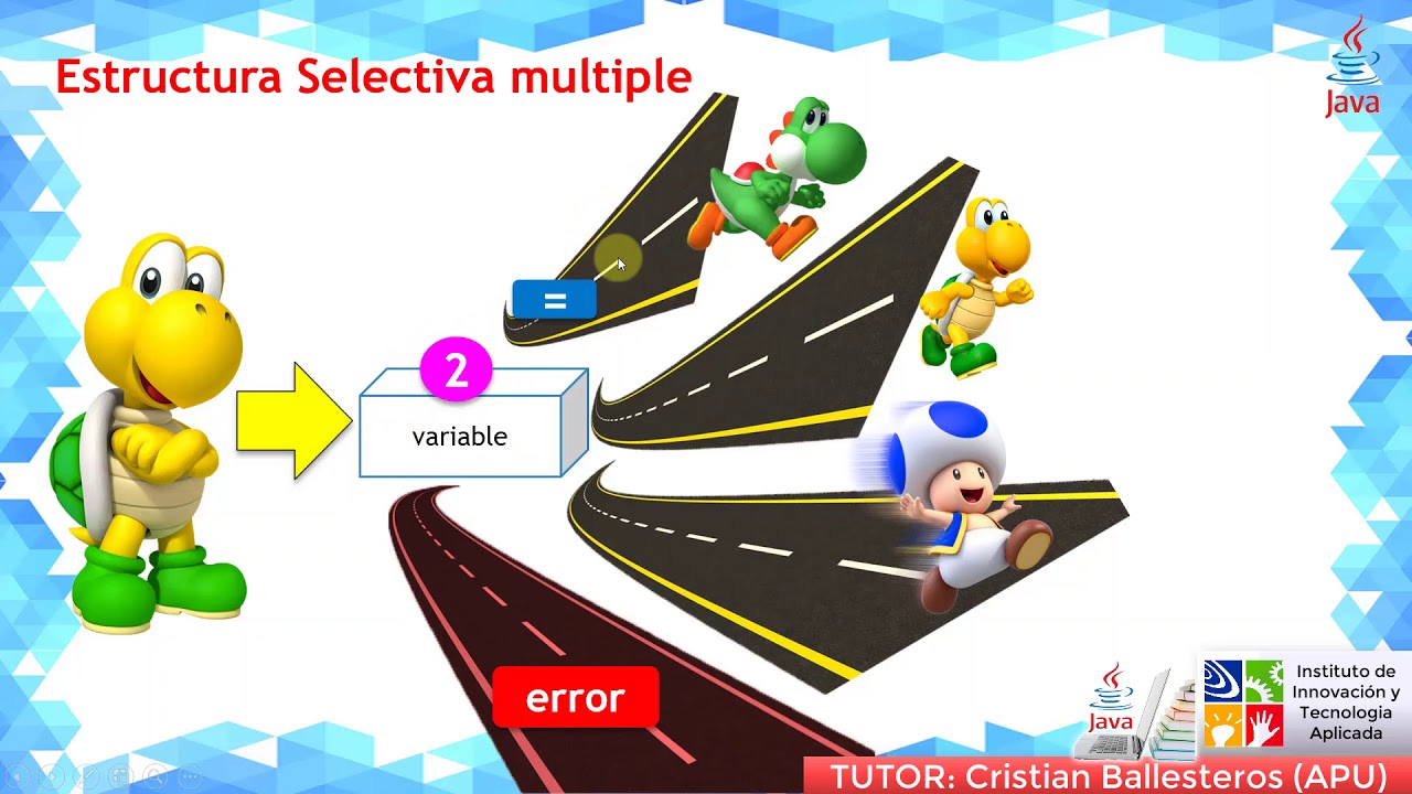 estructuras selectivas o condicionales simples - dobles y multiples en JAVA TEORIA PARTE 3/5 ...