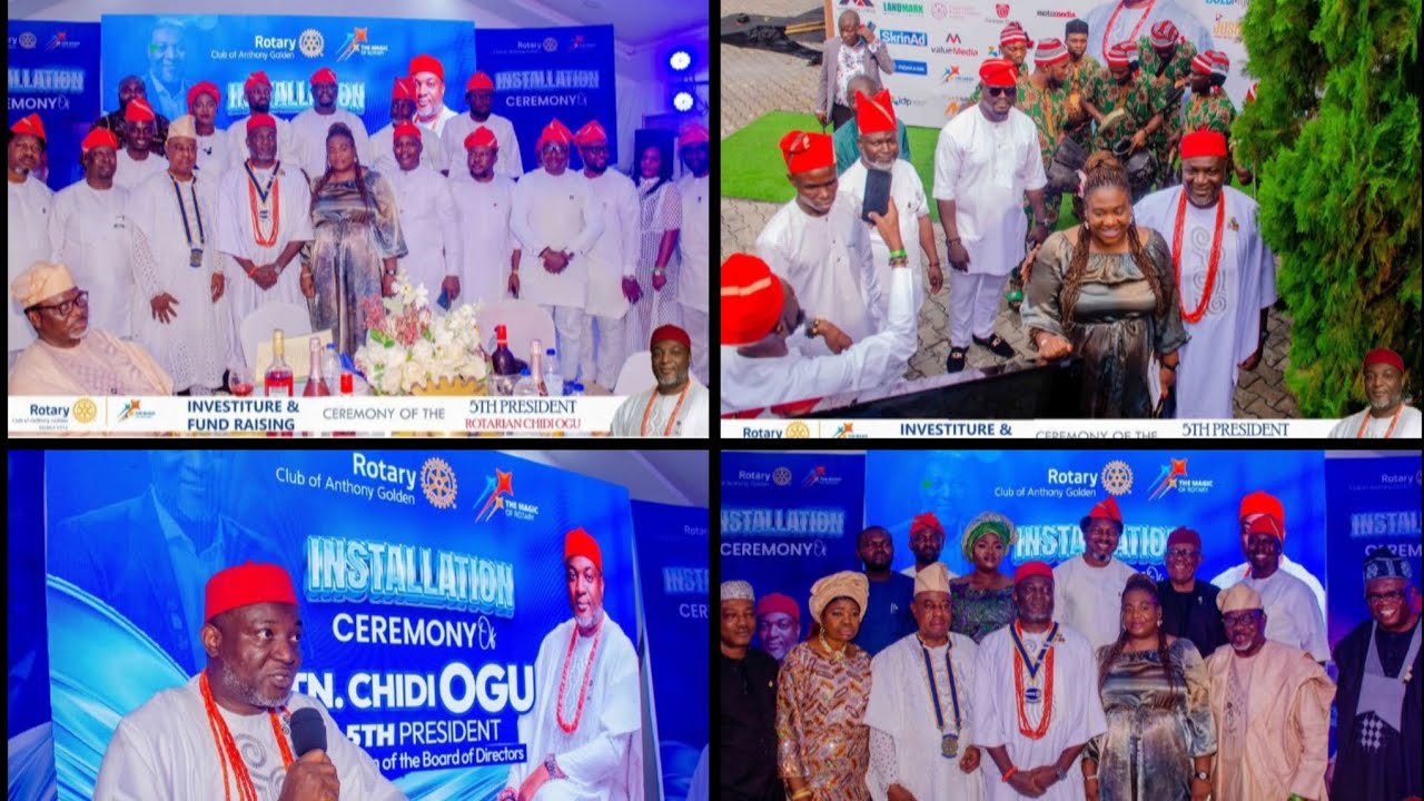 Report/Stunning pics from the investiture of Rtn. Chidi Ogu, 5th ...