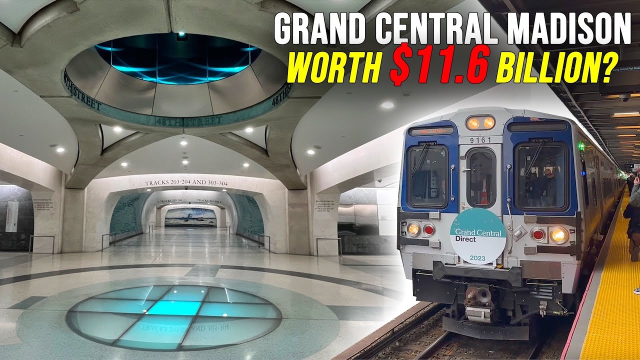 NYC's Newest 11.6 Billion Train Terminal Grand Central Madison Tour on ...
