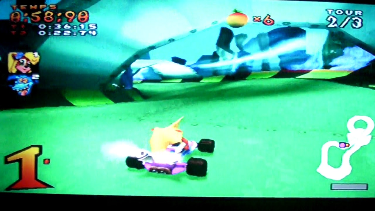 CTR : Boss 1 : Ripper Roo (Coco) - YouTube