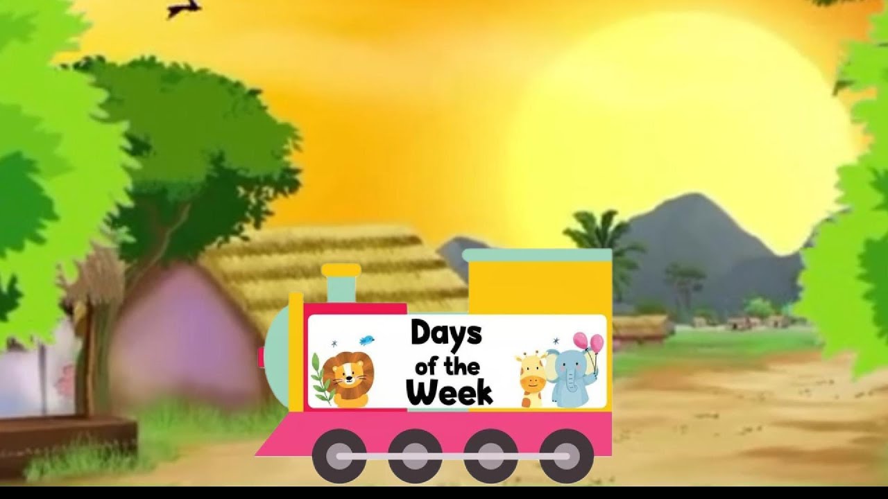 7 Days In a Week | Days of the Week Song | kids preschool teaching ...