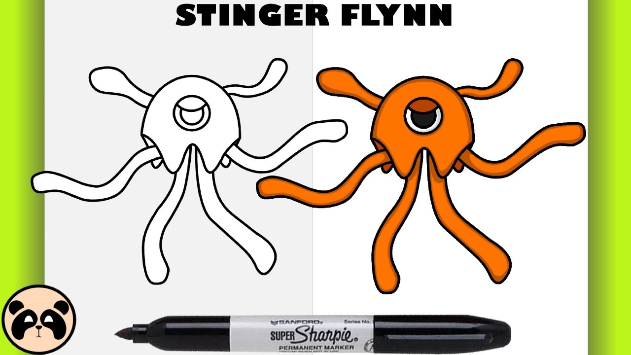 STINGER FLYNN | How to Draw Stinger Flynn from Garten of Banban | Easy ...