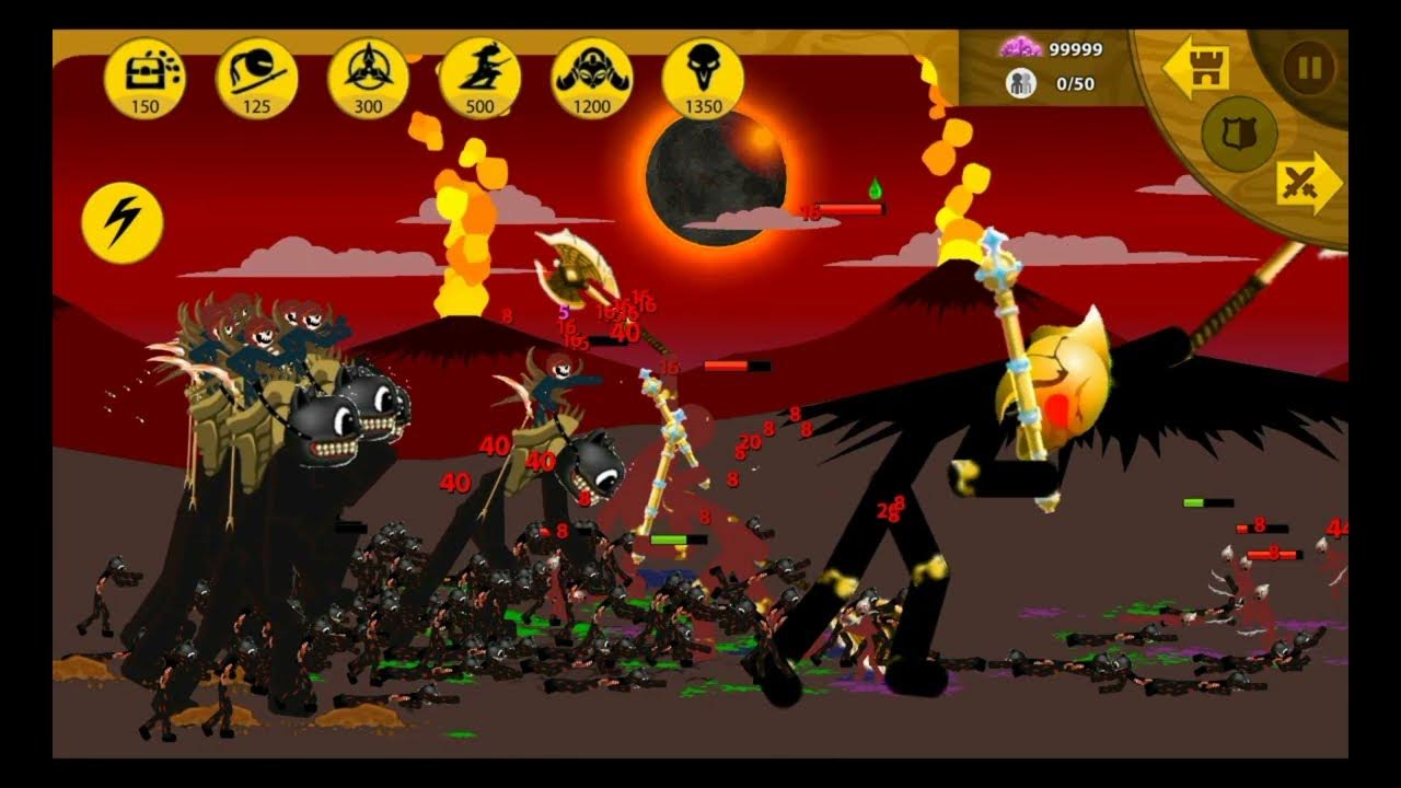 BOSS KAI RIDER SUMMON 9999 GIANT ZOMBIE STONE DESTROY BOSS FINAL |STICK WAR 3 - YouTube