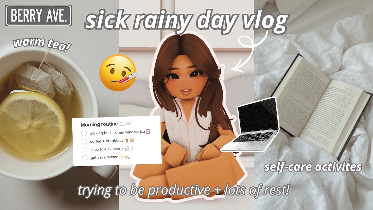 sick rainy day vlog ⋆｡°🌧️ | realistic and cozy routine | voiced | berry ...
