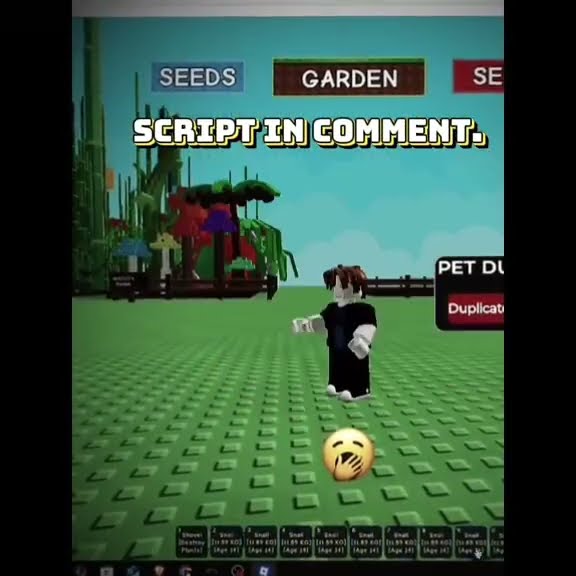 GROW A GARDEN DUPE SCRIPT CHECK COMMENT SECTION #roblox #growagarden # ...