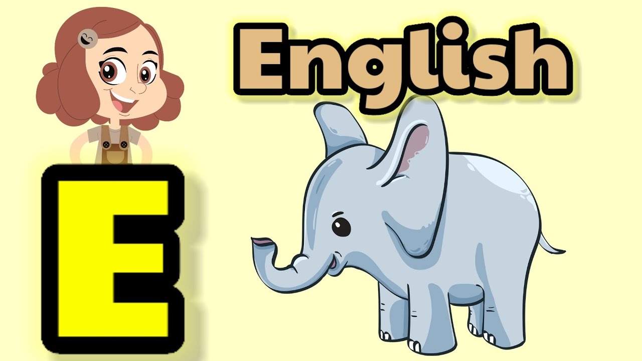 Educational Letter E Words in English for Toddlers and Pre-School ...