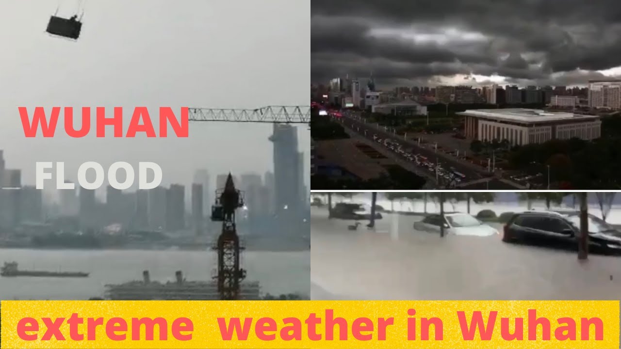 Thunderstorm hits Wuhan|| Heavy Rain|| Flood in Wuhan||Extreme Weather ...