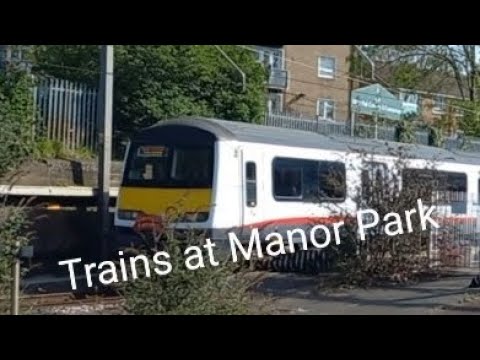 Trains at Manor Park April 2023 ft Class 321 farewell - YouTube