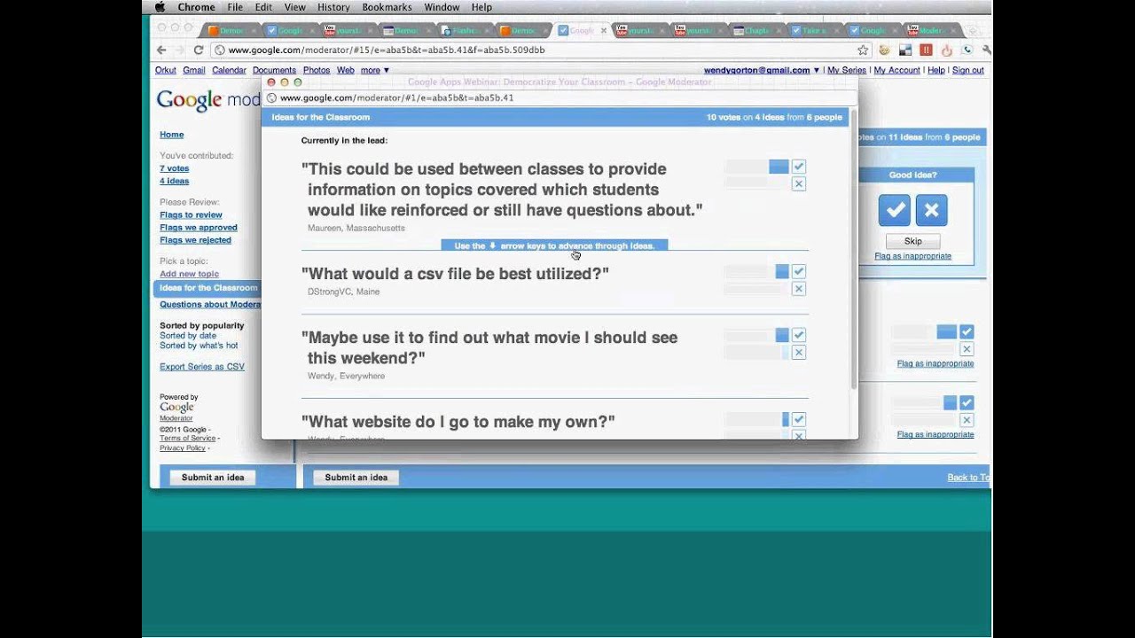 Democratize learning with Google Moderator webinar - YouTube