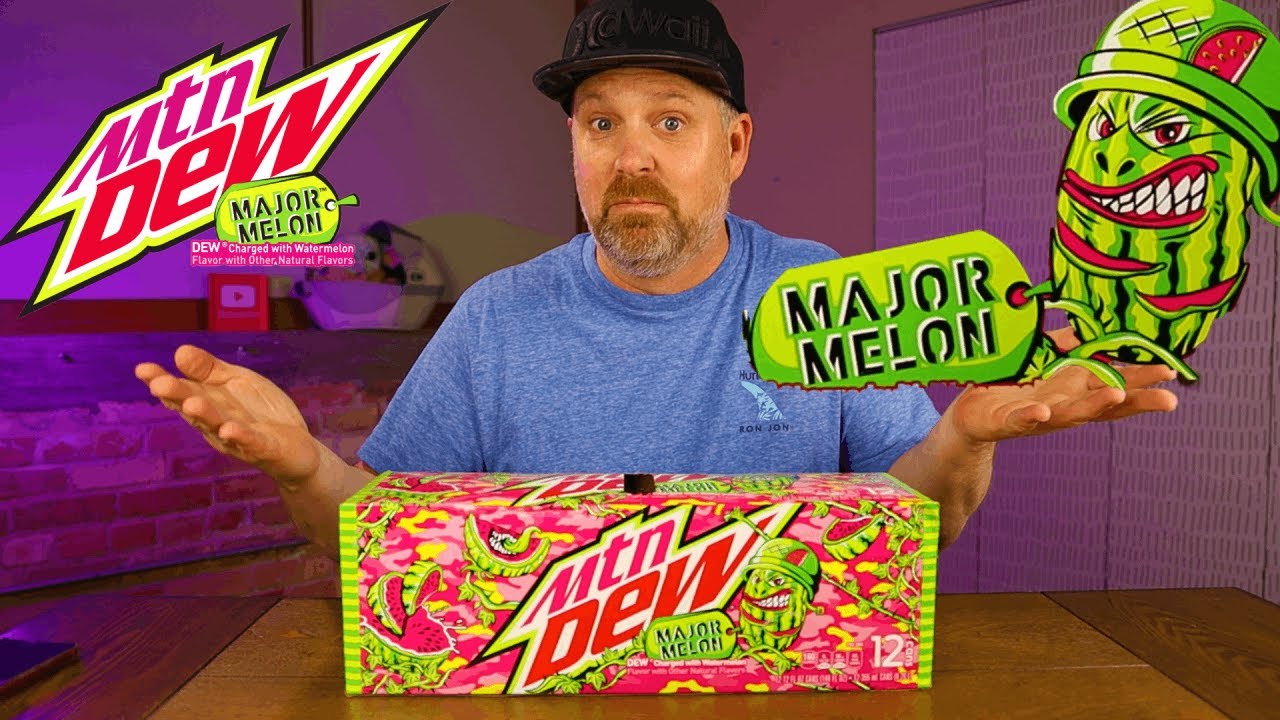 Mtn Dew Major Melon Review - YouTube