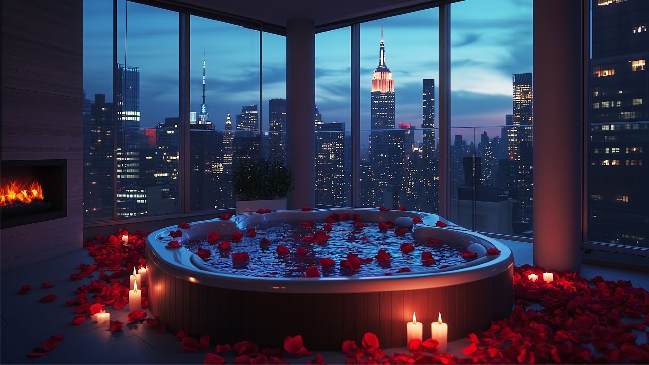 Enjoy A Romantic Spa Night In New York City ️Valentines Day Rain ...