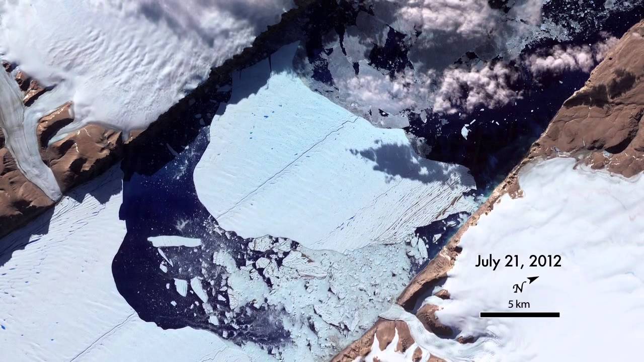 An Island Made of Ice - YouTube