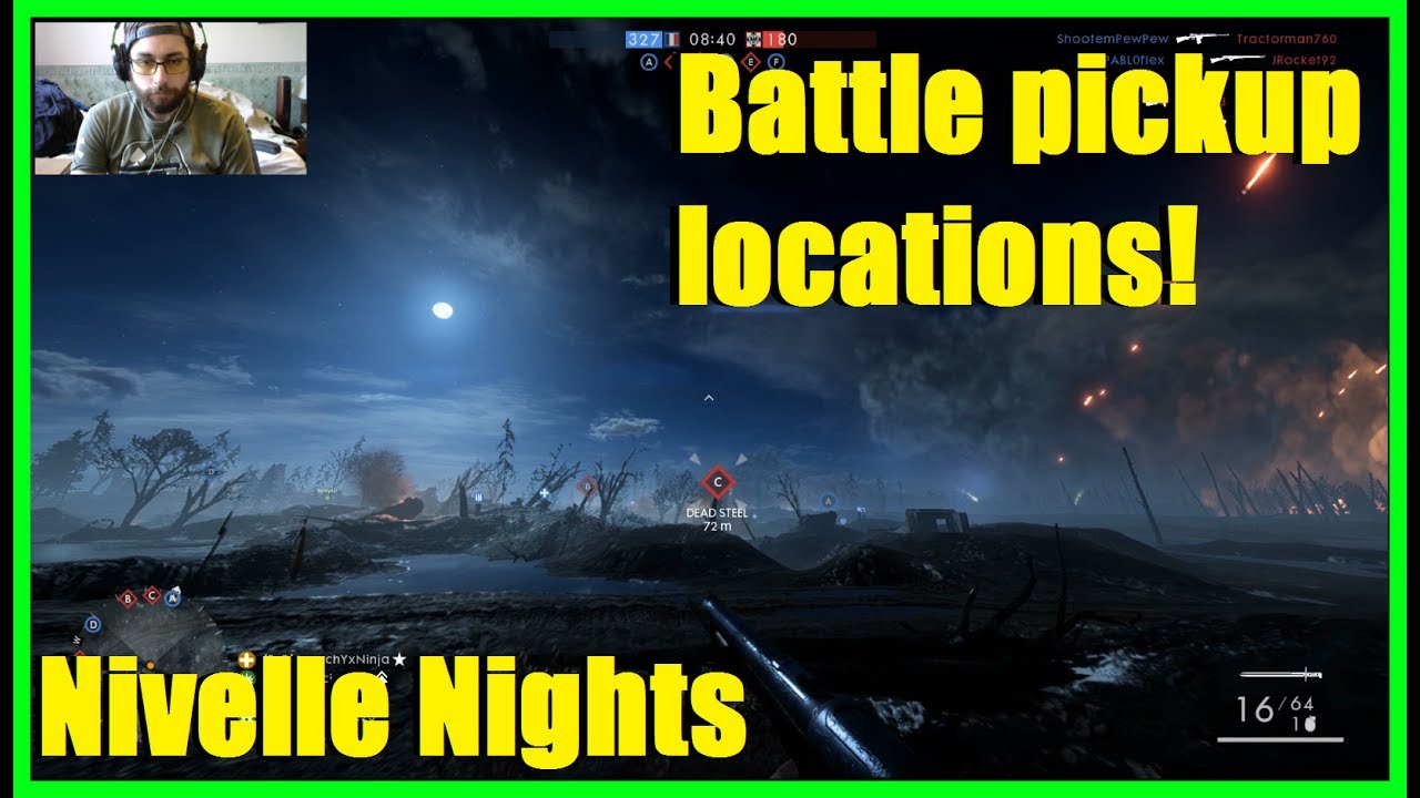 Battlefield 1 - New Map Nivelle Nights! 50+ KILLS! | Battle pickups ...