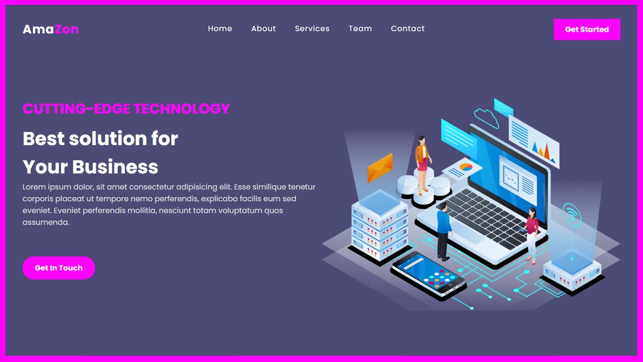 How To Make Website Using Html And Css Website Header Design With Html And Css Youtube 6294