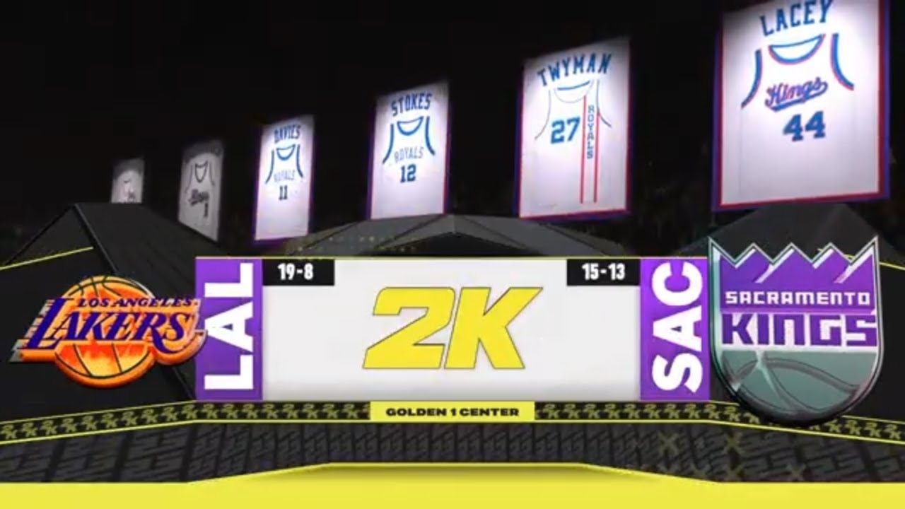 Los Angeles Lakers vs Sacramento Kings (NBA 2K25) - YouTube