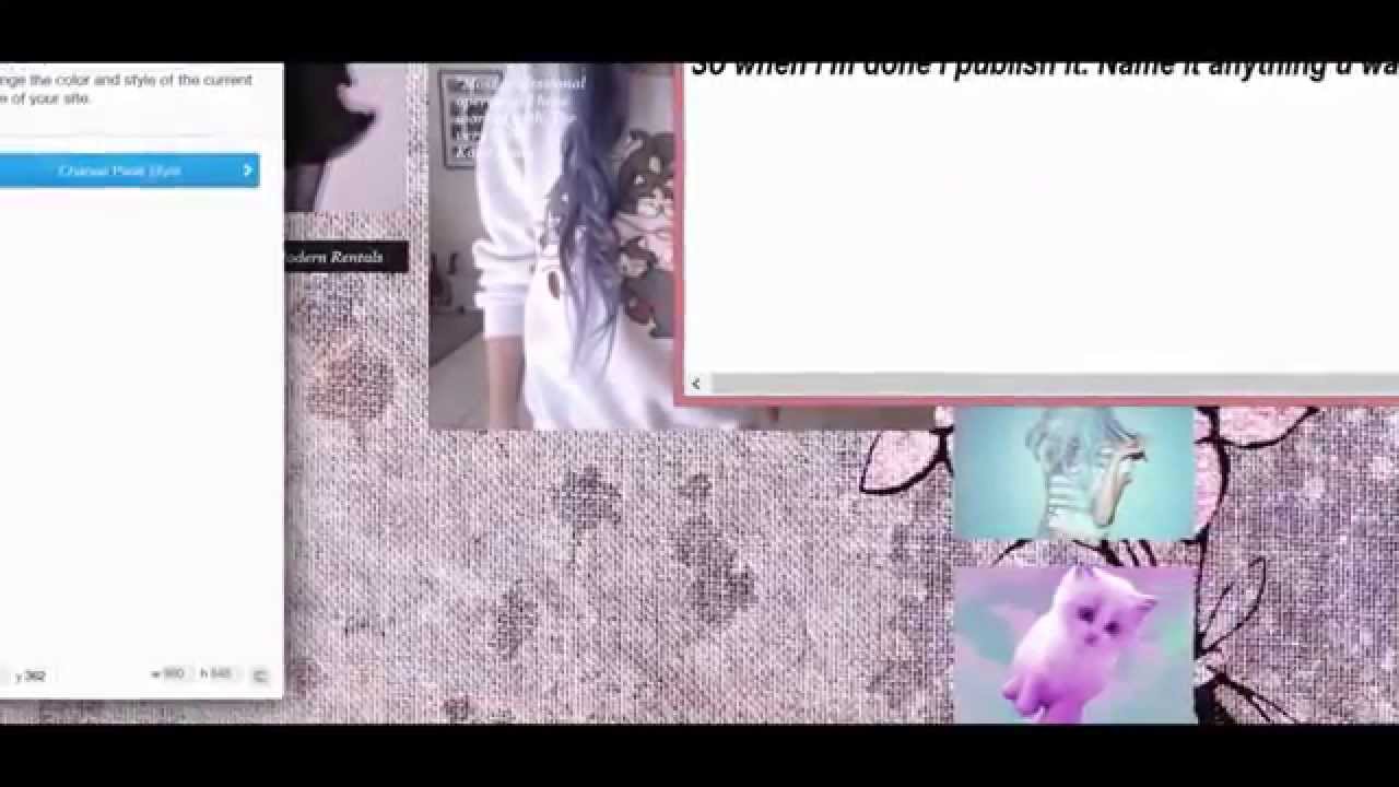 How To Do An IMVU Home Page - YouTube