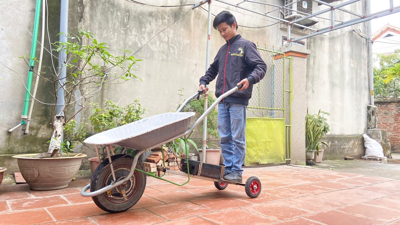 Turn an Old Cart into an Electric Cart – An Invention That Makes Heavy ...
