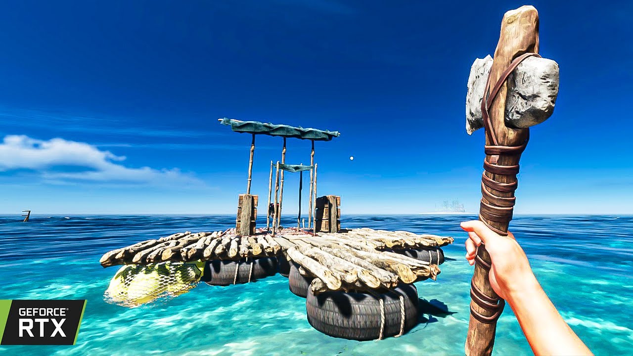 DIA 13 | JANGADA FICOU PRONTA | STRANDED DEEP EM 4K 60FPS NA RTX 3080 ...