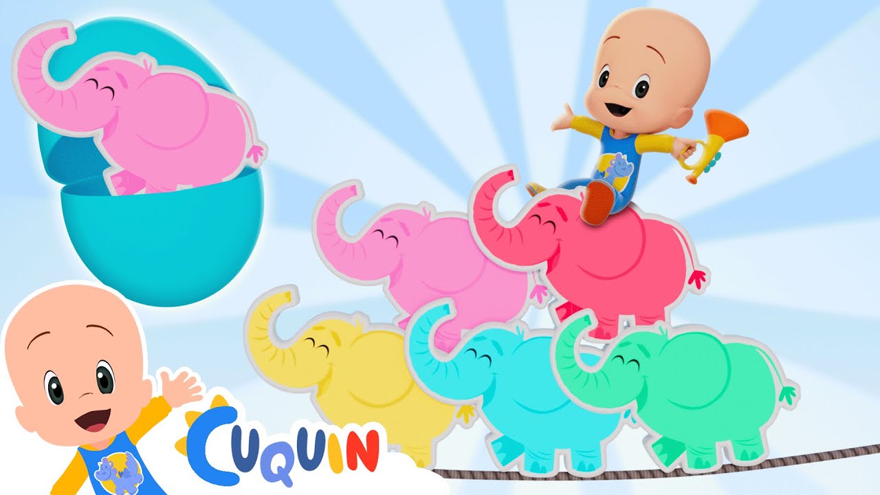 Un elefante se columpiaba con Cleo y Cuquin | Familia Telerin - YouTube