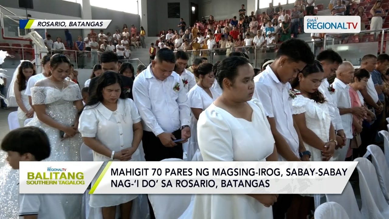 Balitang Southern Tagalog: Mahigit 70 pares ng magsing-irog,sabay-sabay ...