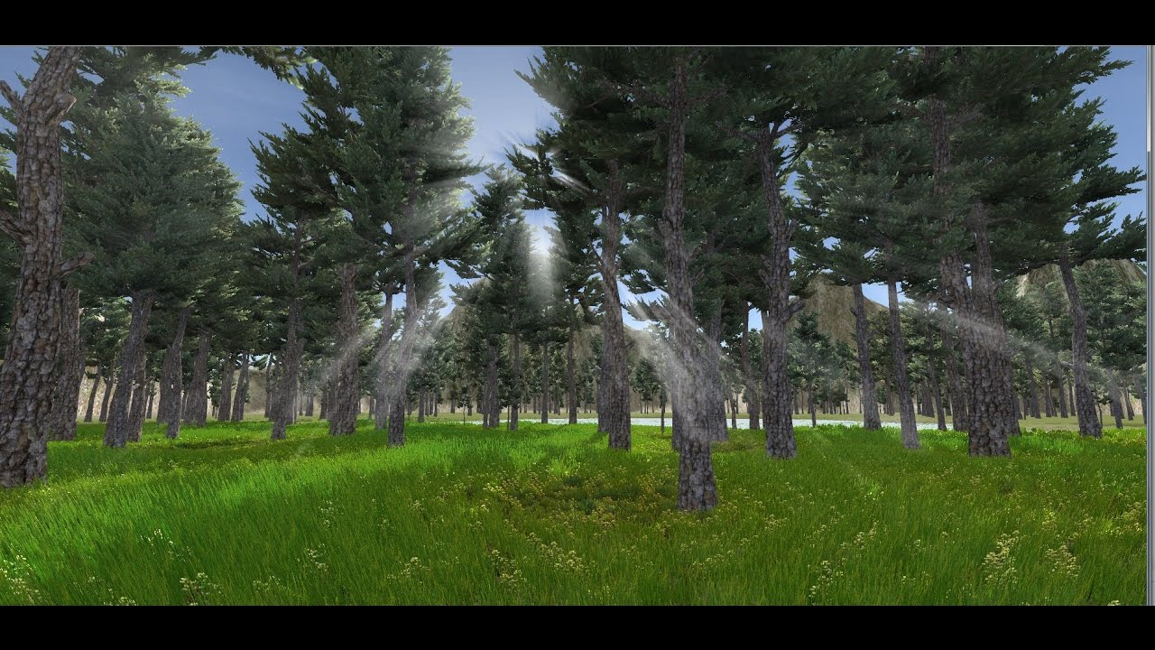 UNITY sun shafts unity3d - YouTube