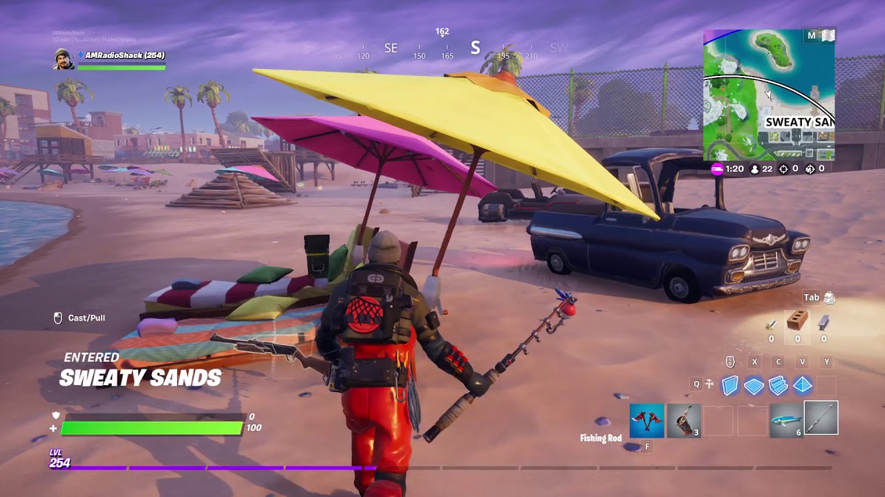 Fortnite Turk Fishing Exhibition Rusty Cans Only For Weapons - YouTube