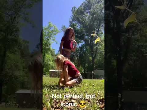 Trying gymnastics between two walls… gravity said ‘not today’ 😂 #Gymnastics #Funny #Viral #Oops