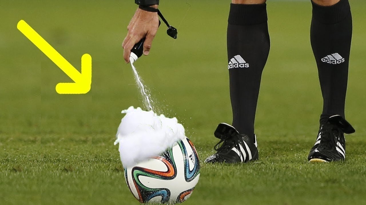 Funniest Football Vanishing Spray Moments - 2018/19 - YouTube