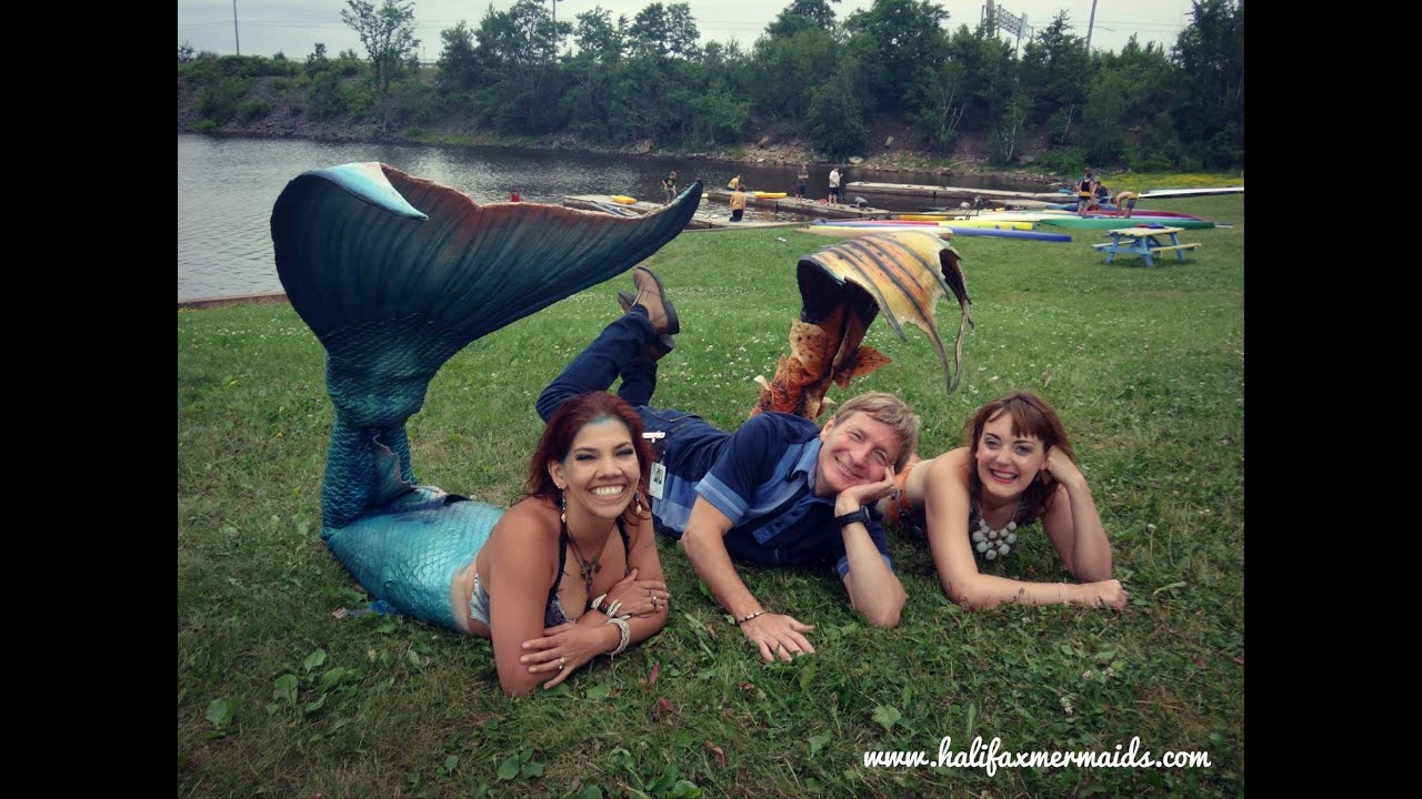 Behind the Scenes Halifax Mermaids & French CBC - YouTube