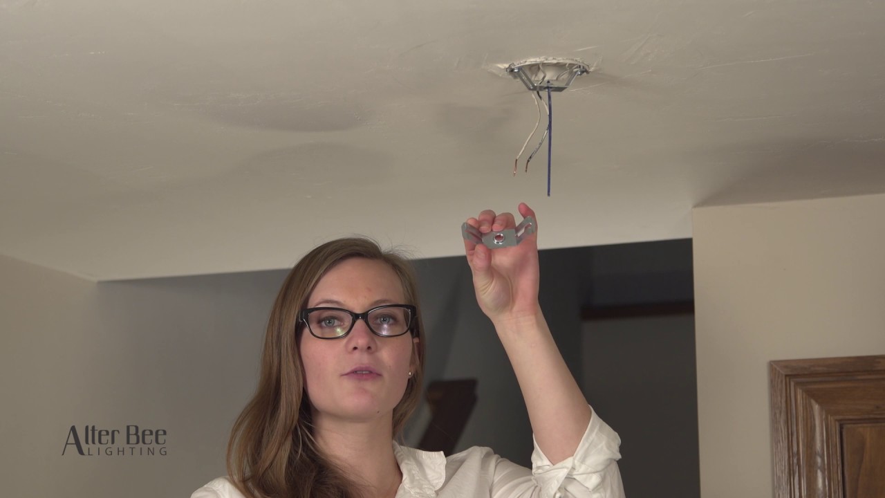 Easy installation of the MODERN Style LED Integrated Light Fixture ...