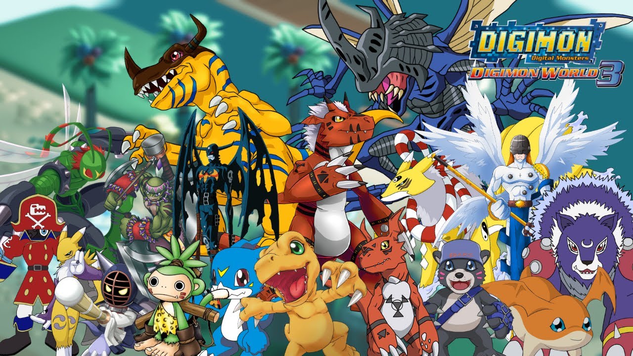 ALL SPECIAL ATTACK CHAMPION DIGIVOLUTION DIGIMON WORLD 2003 - YouTube