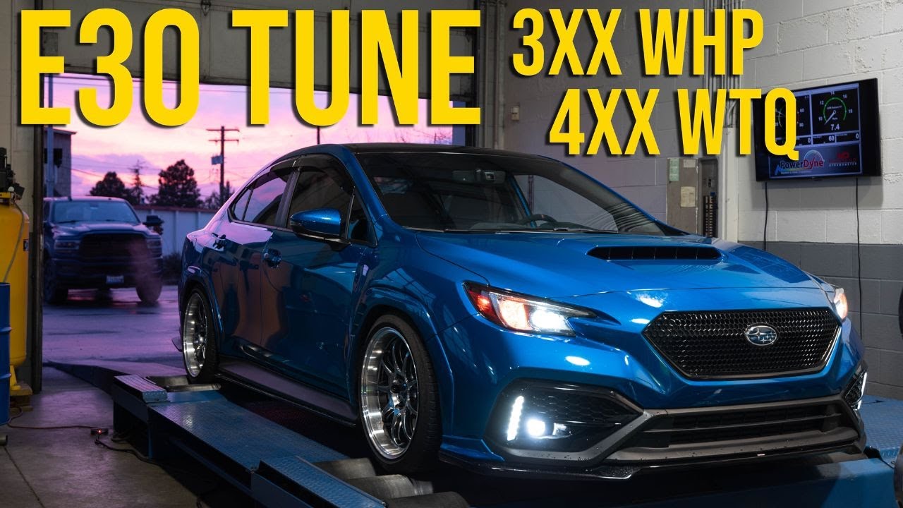 Stupid power for little mods, E30 Tuning my 2023 Subaru WRX - YouTube