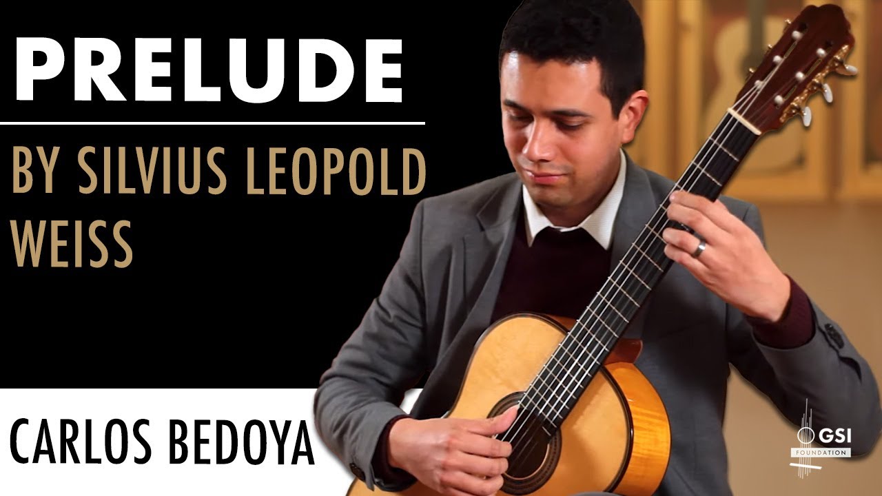 Silvius Leopold Weiss' "Lute Sonata No. 34: Prelude" played by Carlos ...