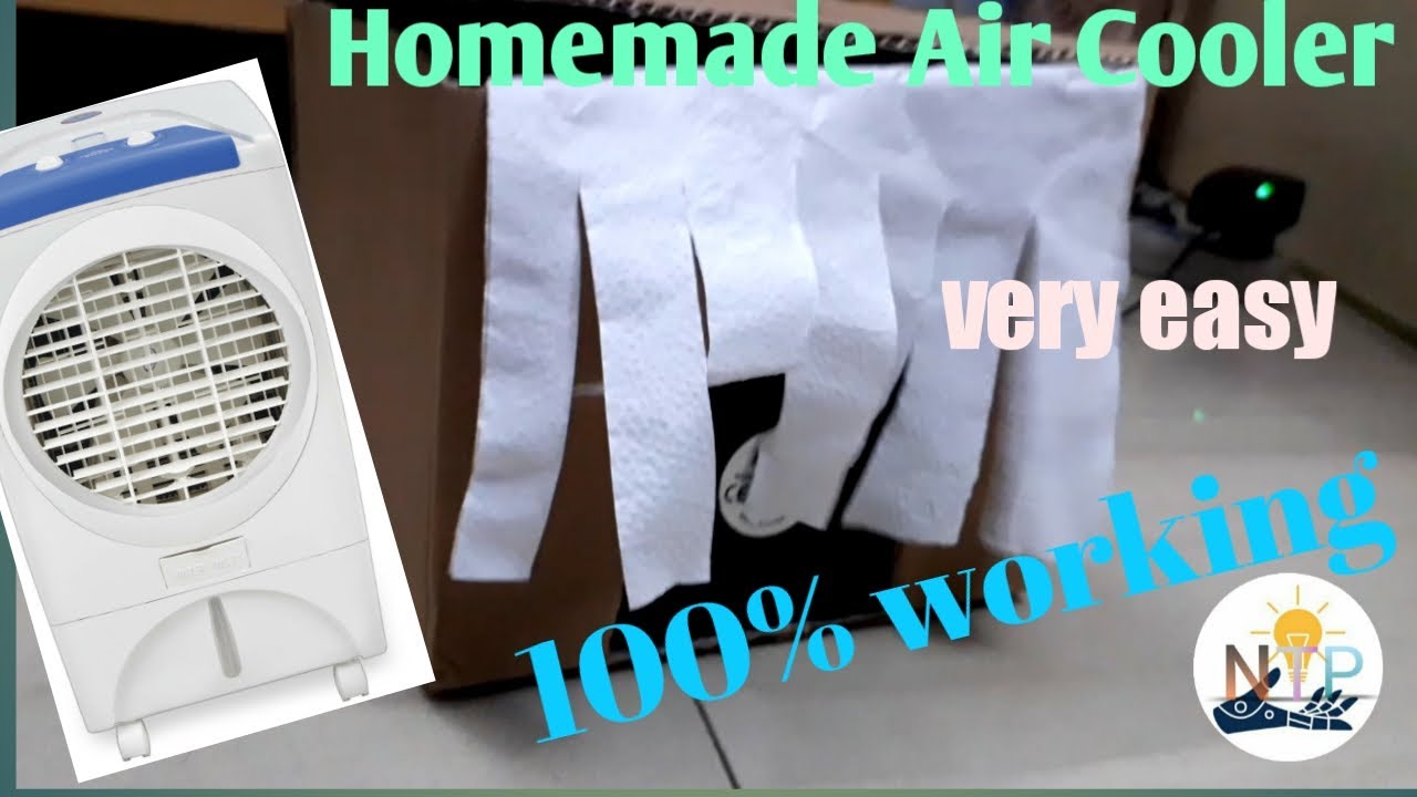 Easy Homemade Air Cooler - YouTube