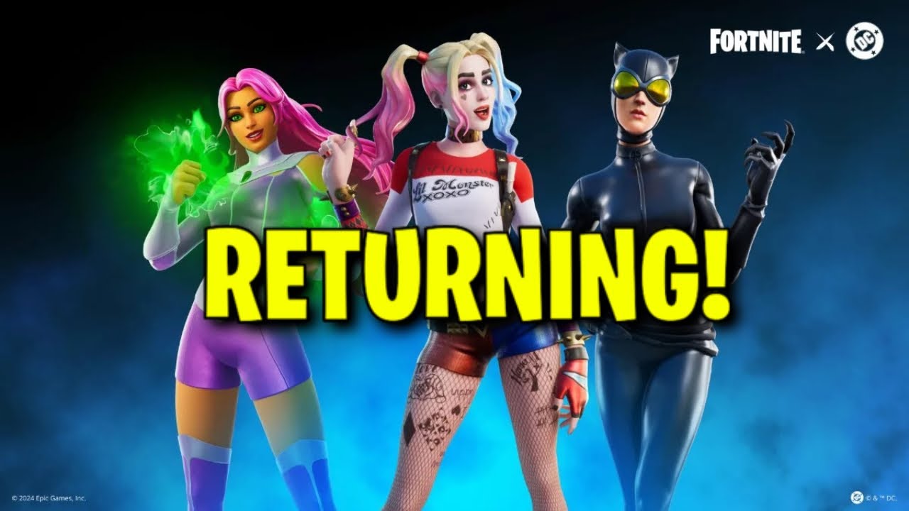 DC SKINS RETURN RELEASE DATE in FORTNITE ITEM SHOP! (DC Skins CONFIRMED ...