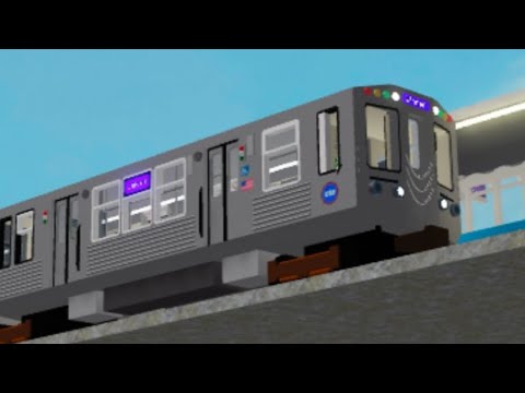 Roblox l CTA Yellow Line - Series 5000 Linden → Linden (Purple Line ...