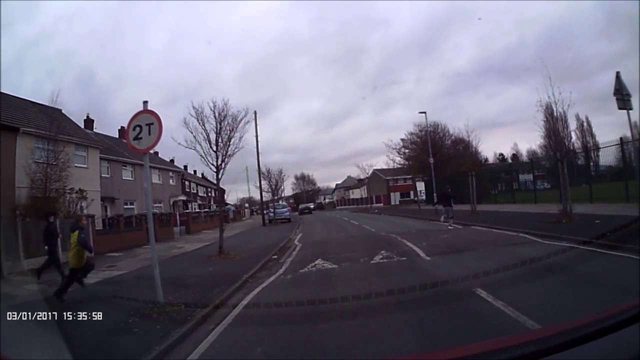Caught On Dashcam Kid Runs In Front Of Car Almost Gets Run Over! - YouTube