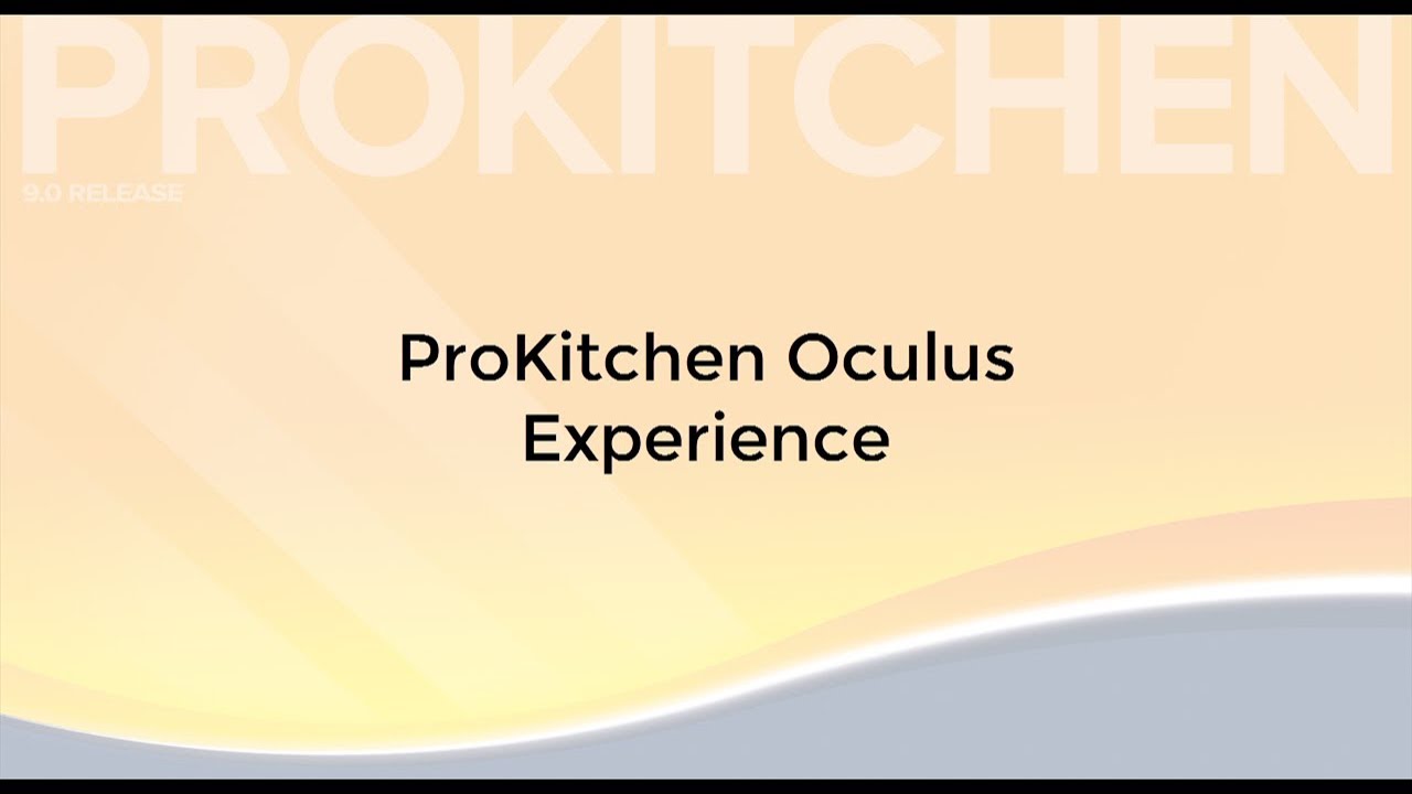 ProKitchen Oculus Experience - YouTube