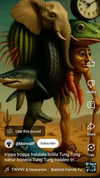 trippa trippa tralala boneca tung tung #brainrot #viralvideo #slowed # ...