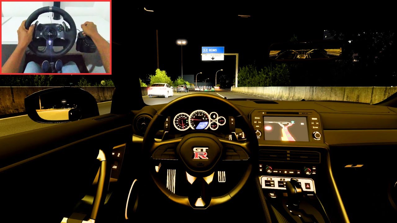 Nissan GT-R | Euro Truck Simulator 2 Car Gameplay (Logitech G920 ...