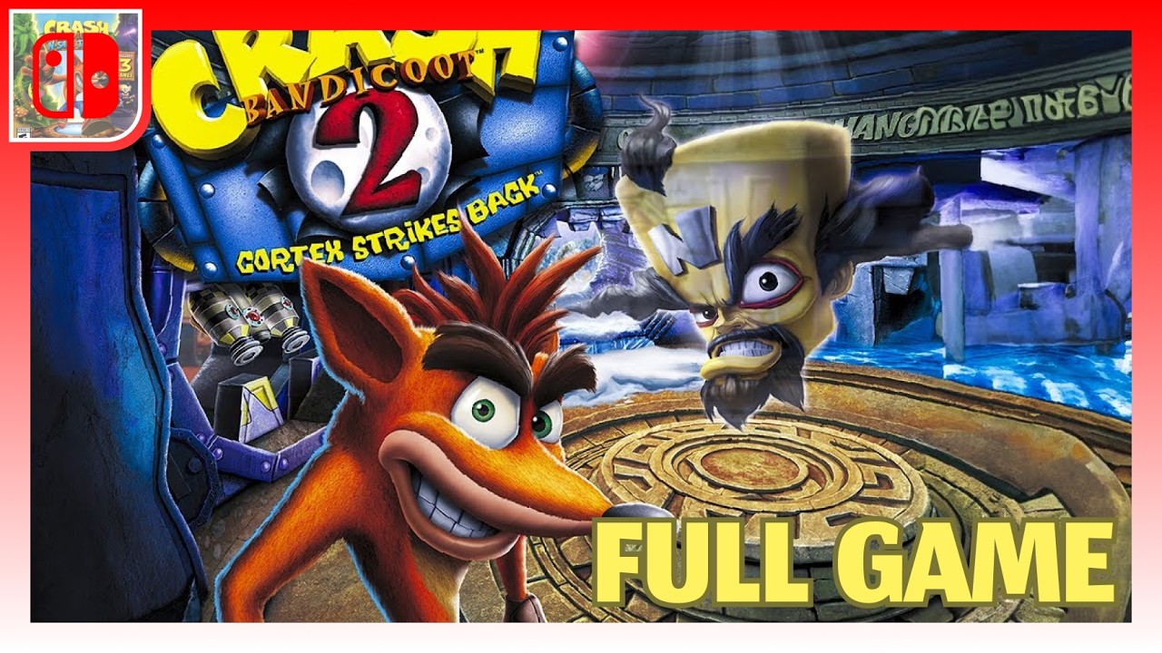 Crash Bandicoot 2: Cortex Strikes Back [SWITCH] Full Game Walktrough ...