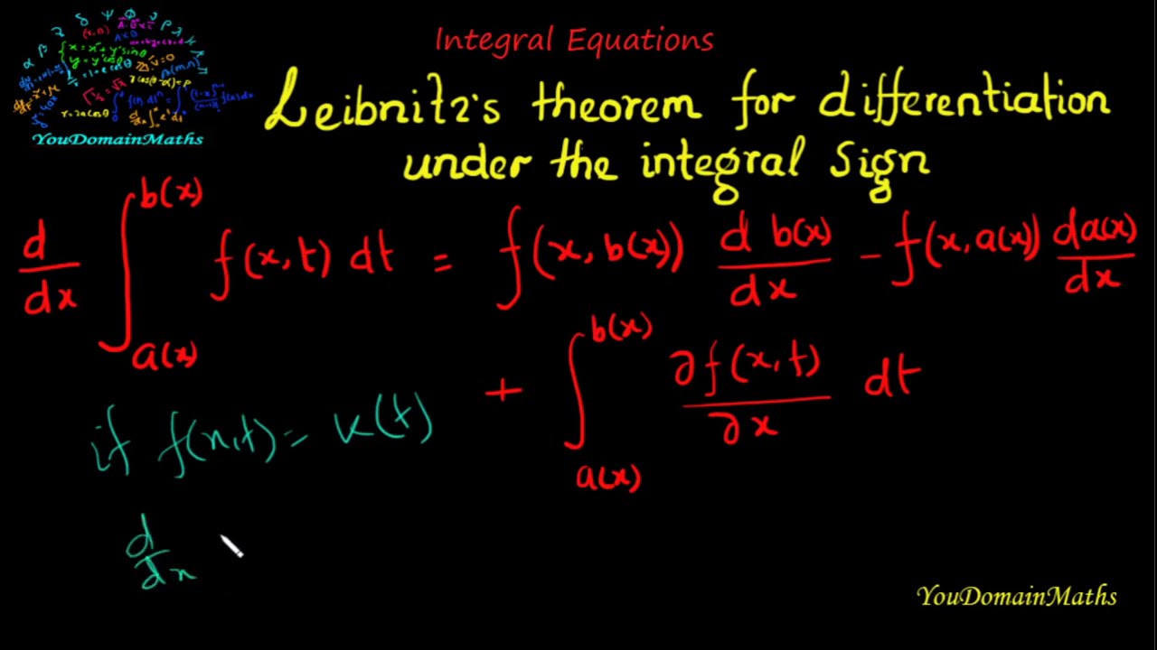 Leibnitz theorem for Differentiation under the Integral sign | Part II ...