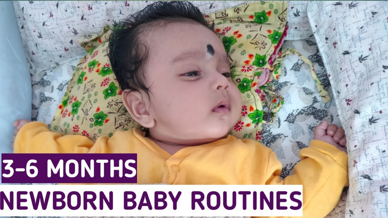 Newborn baby routine| baby day routine| 4 months baby routine| baby ...